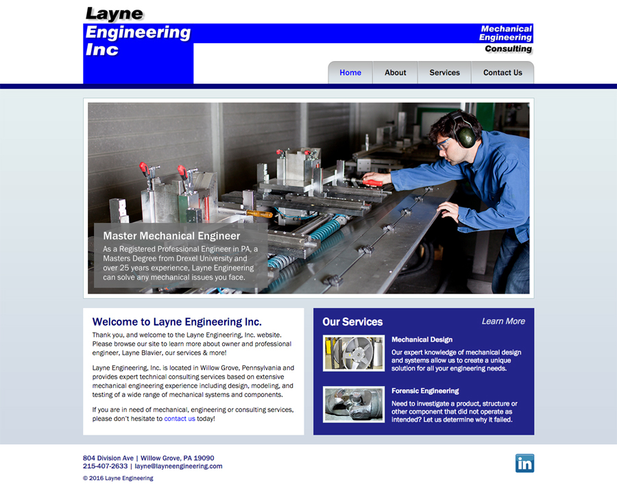 layne engineering - Onpoint Web Design