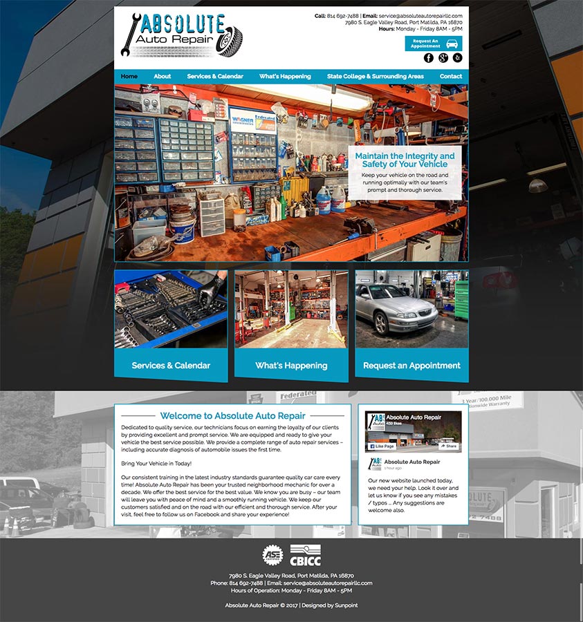 Absolute-Auto-Repair - Onpoint Web Design